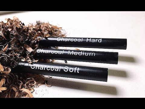 CHARCOAL Types & DIFFERENCES | The THREE Layered Method? - YouTube