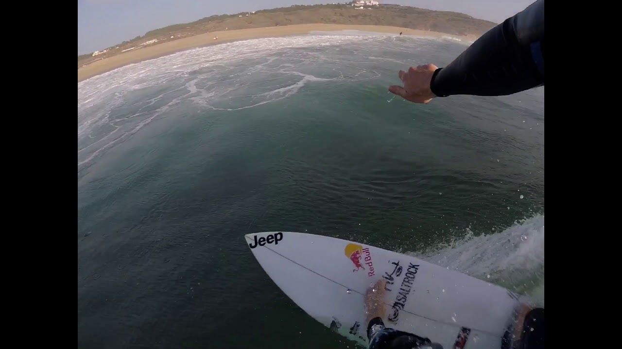 Little bit of small day fun in Nazare 2017 - YouTube