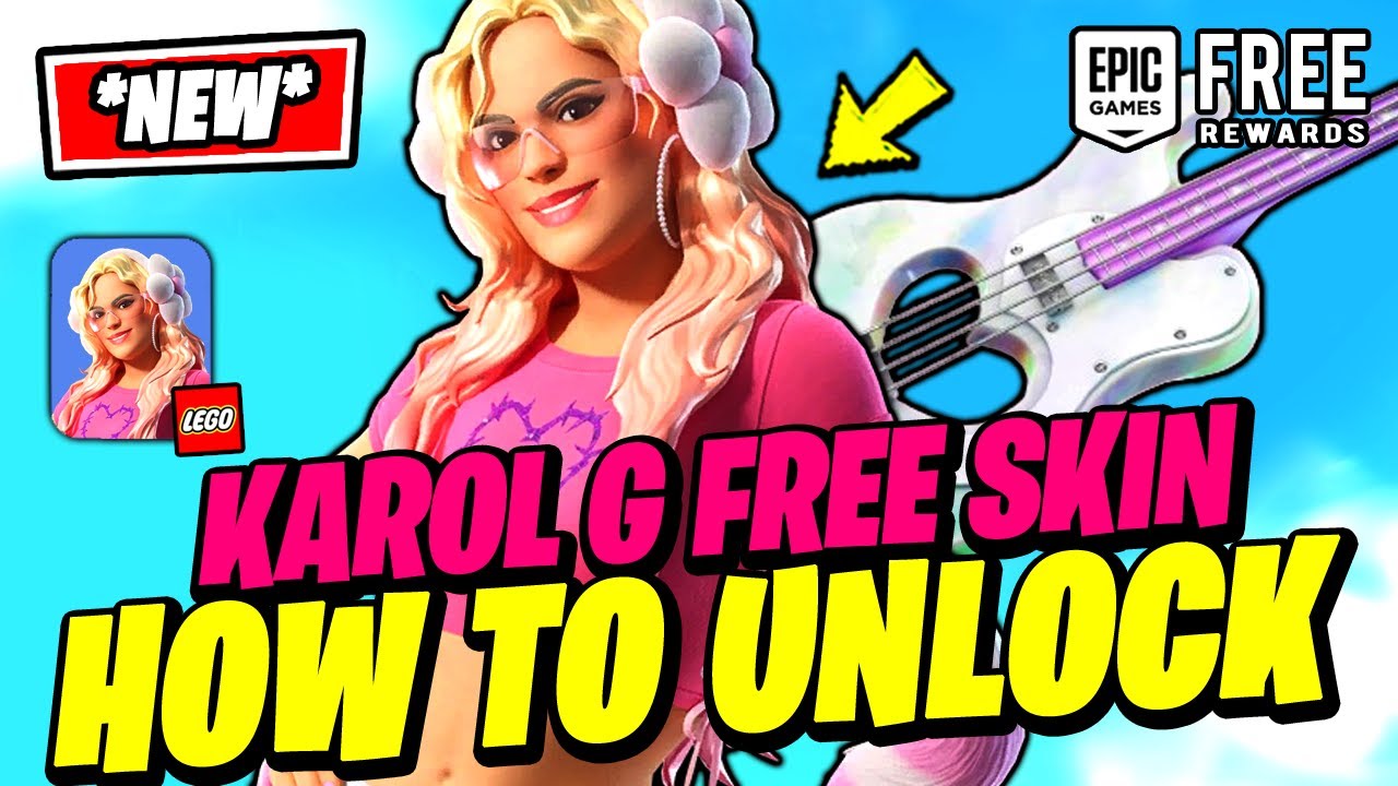 How to UNLOCK FREE Karol G MSB Skin & Attend Karol G MSB (Fortnite Map Code) - YouTube