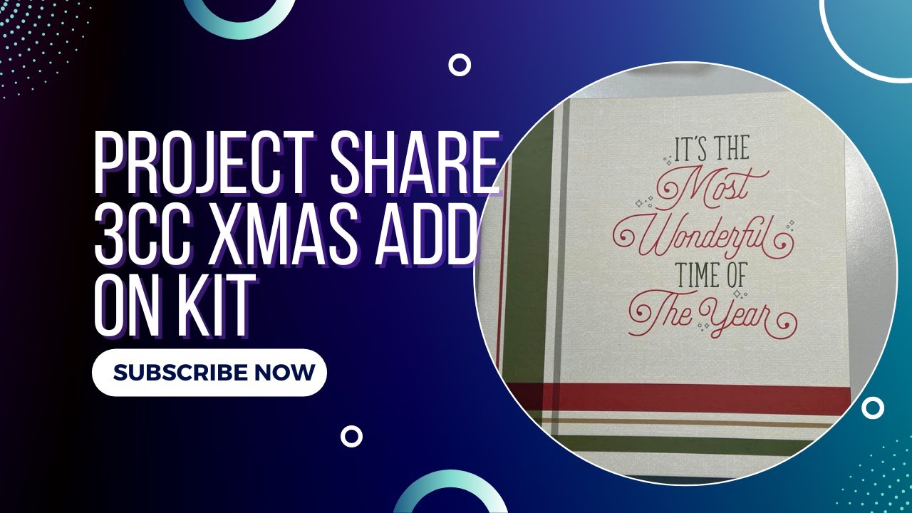 Project Share || 3 Craft Chicks Add On Xmas Kit || Come See! - YouTube