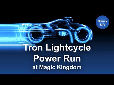 Tron Lightcycle Power Run at Magic Kingdom - YouTube
