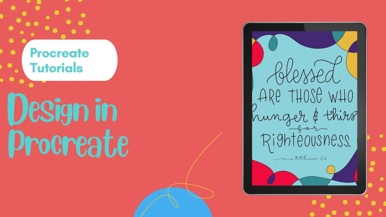 How to design in Procreate on iPad Pro: Procreate Tutorials - YouTube