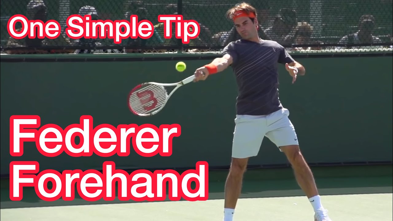 Finish Above Your Head To Shape The Ball (Tennis Forehand Technique ...