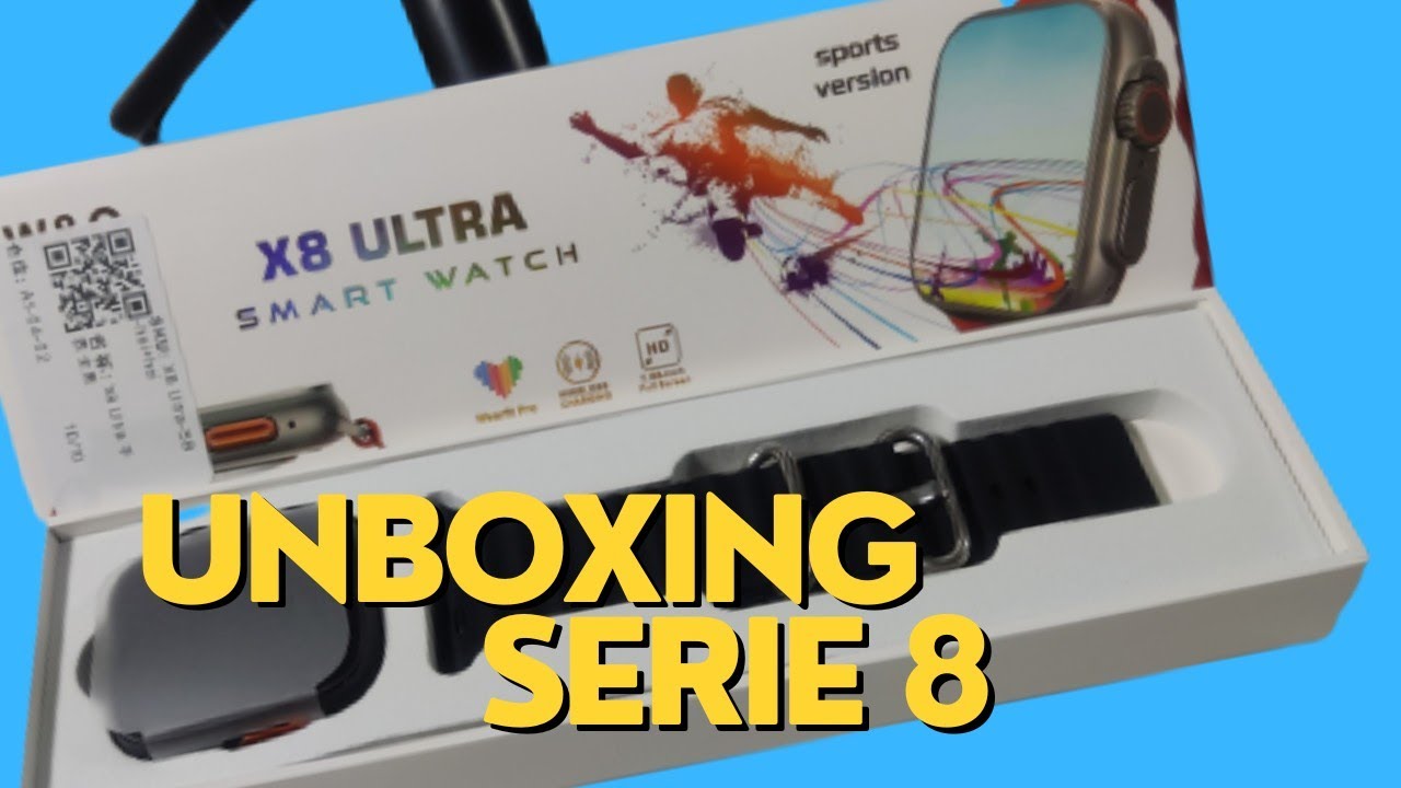 unboxing X8 ULTRA Série 8, 2022 - YouTube