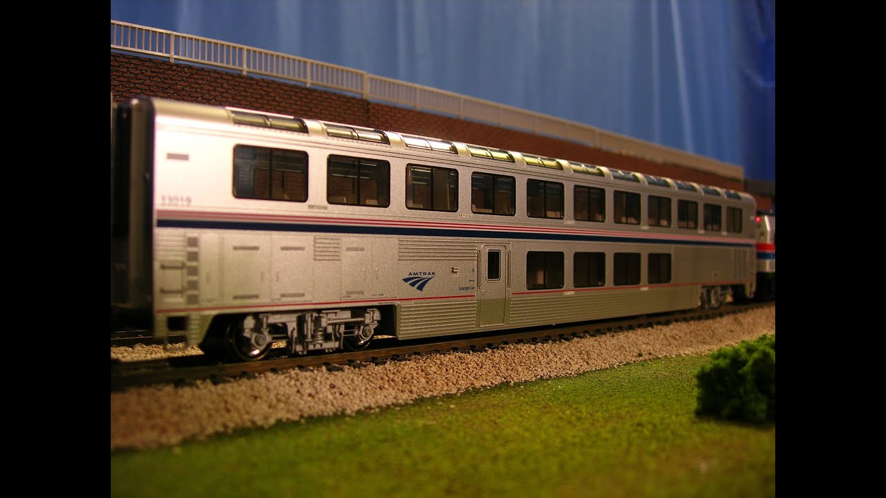 HO Scale Superliner Lounge HD - YouTube