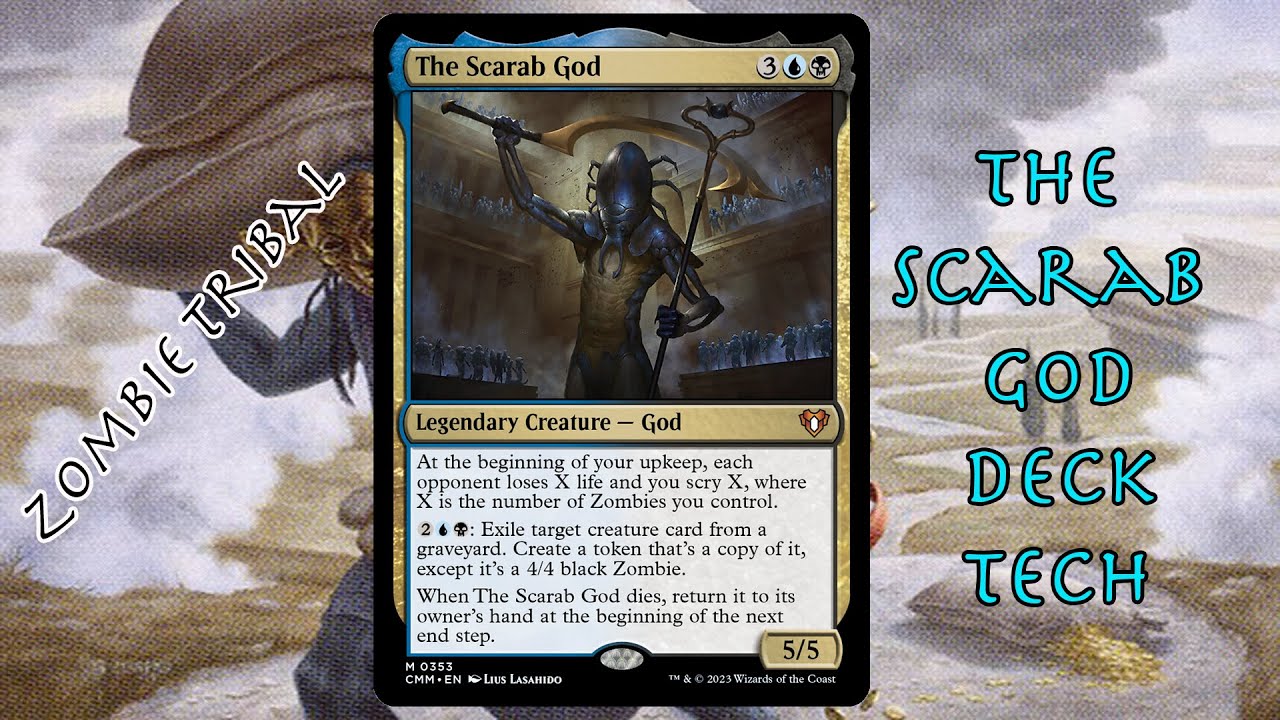 The Scarab God Commander Deck Tech - Zombie Tribal EDH Commander Deck ...