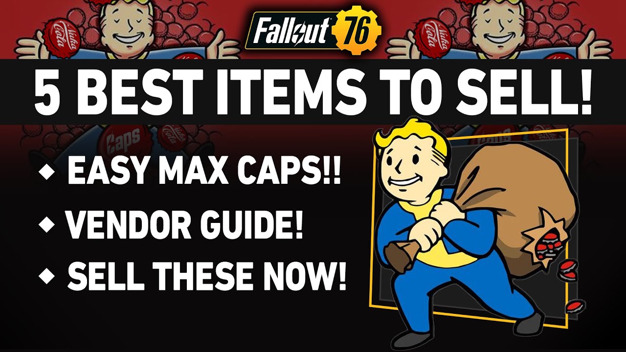 5 BEST Items to Sell at Your Vendor in Fallout 76! - YouTube