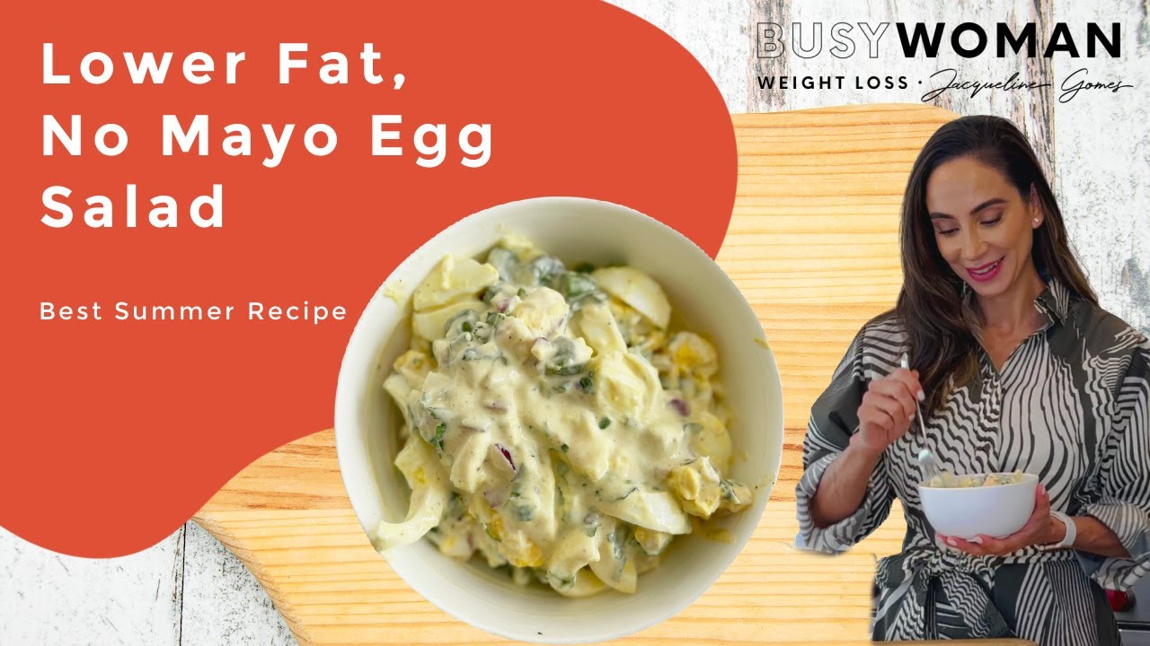 Lower Fat, No Mayo Egg Salad - YouTube