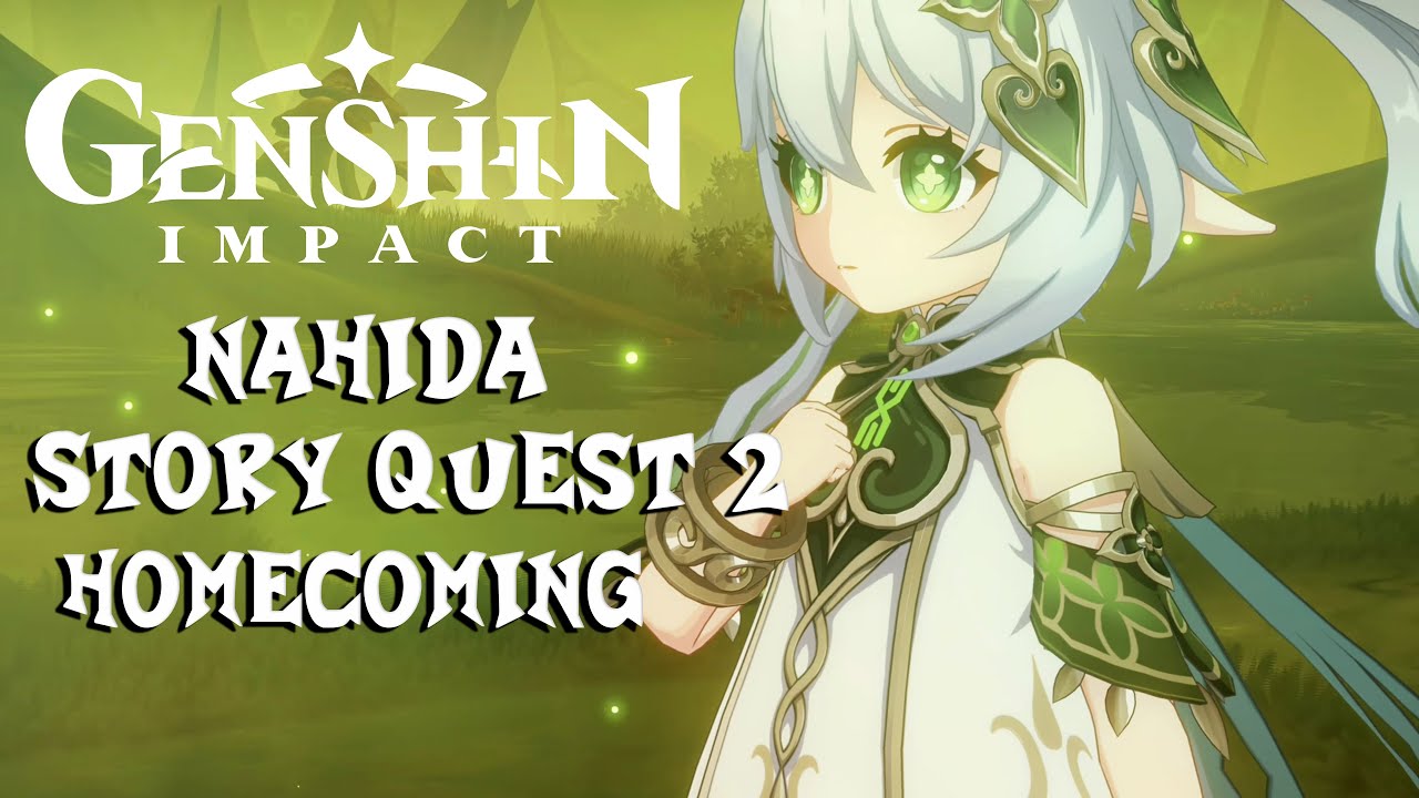 Genshin impact 3.6 - Nahida Story Quest 2 "Homecoming" Full Quest - YouTube