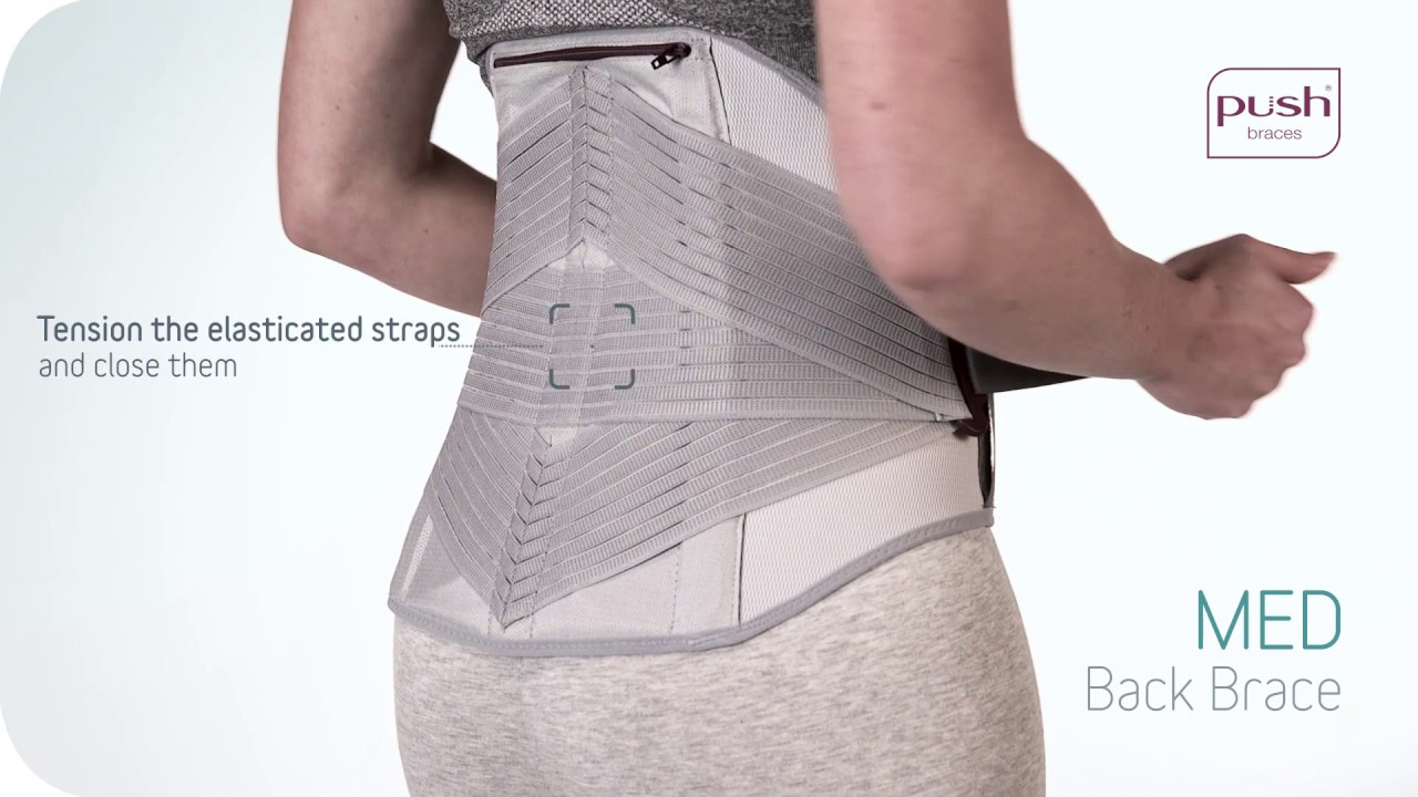 Push med Back Brace available at www.Vivomed.com - YouTube