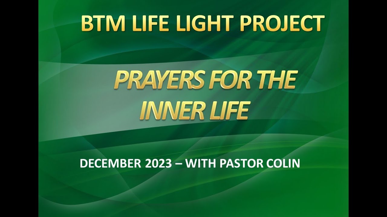 Prayers for the Inner Life - YouTube