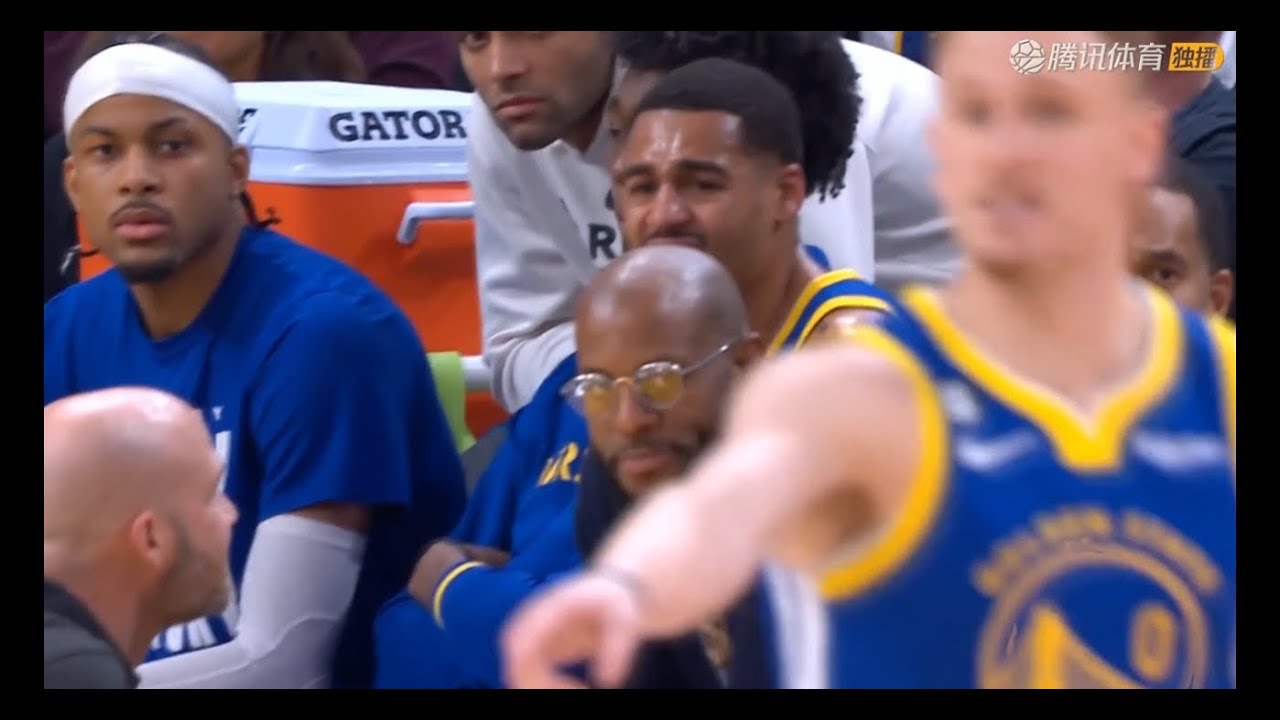 Jordan Poole In Tears After Injury By Thunder! - YouTube