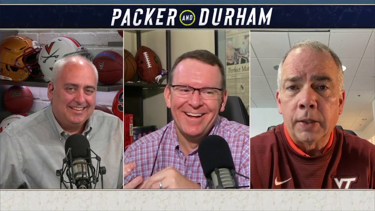 VT Men's Basketball - Coach Mike Young on Packer & Durham - YouTube