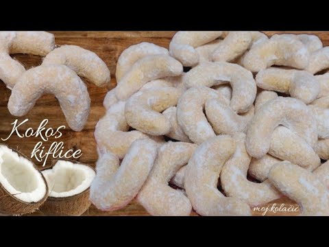KOKOS KIFLICE 🥥 BRZE KIFLICE OD SVEGA PAR SASTOJAKA BEZ STAJANJA SMJESE - YouTube