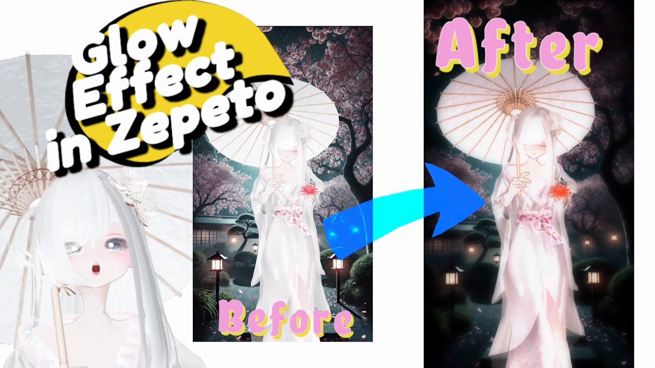 How to Add a Glow Effect in Zepeto Videos and Images | Easy Tutorial # ...