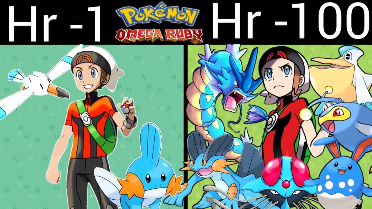 Can I beat Pokemon Omega Ruby Using Only Water Pokemon? (100 Hours ...