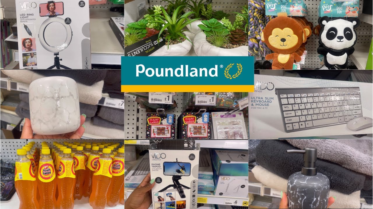 NEW IN POUNDLAND,EVERYTHING ONE POUND£1, CHEAPEST STORE IN THE UK,SHOP ...