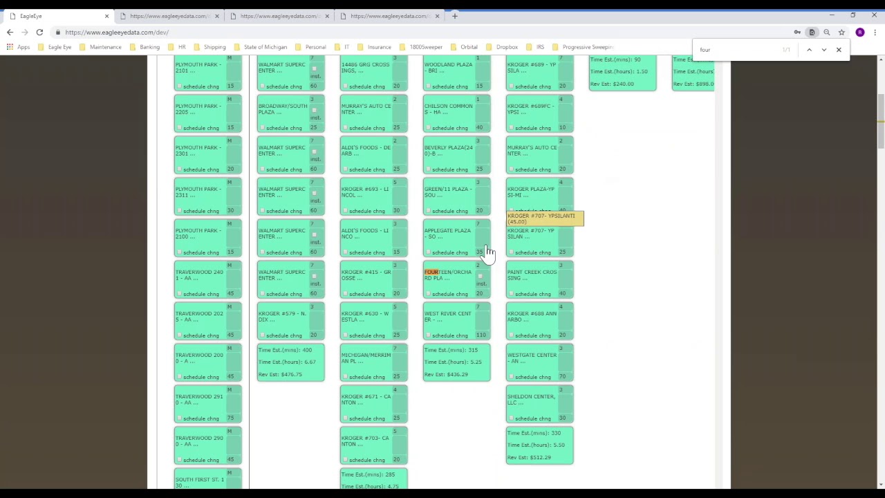 Eagle Eye Tracking Software Training 19: Create Service Instructions ...