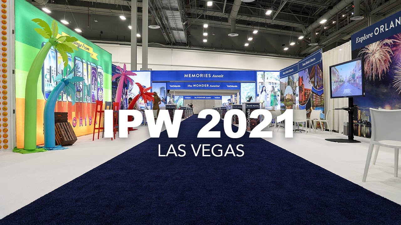 Visit Orlando Attends IPW 2021 in Las Vegas - YouTube