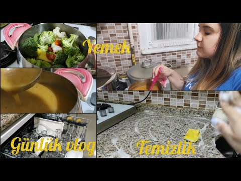 KÖPÜK KÖPÜK MUTFAK TEMİZLİĞİ || UYDURMATİK SEBZE ÇORBASI || GÜNLÜK VLOG 🥰