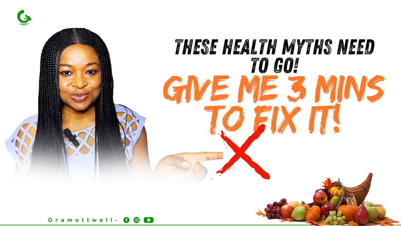 These Health Myths Need To Go! Give me 3 Minutes To Fix It! - YouTube