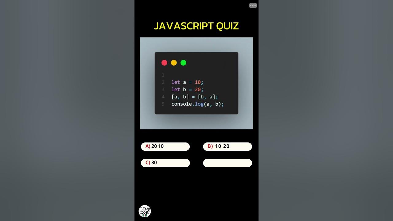 JAVASCRIPT INTERVIEW QUESTION-25 || JAVASCRIPT || #shortsviral #shorts #javascript #coding - YouTube