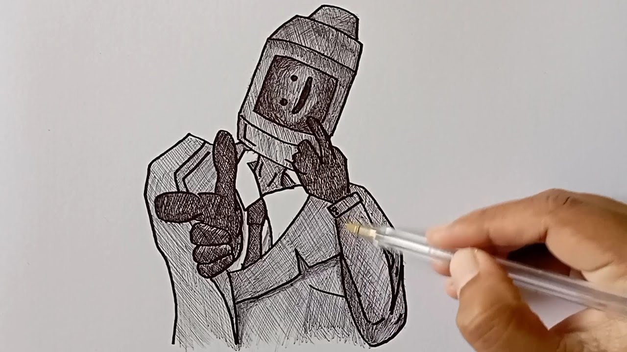 how to draw tvman#tvman #tvwoman #howtodraw - YouTube