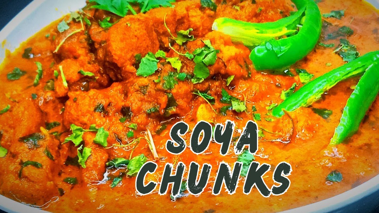 10 minutes lunch recipes indian | Soya Chunks | Soya bean recipe ...