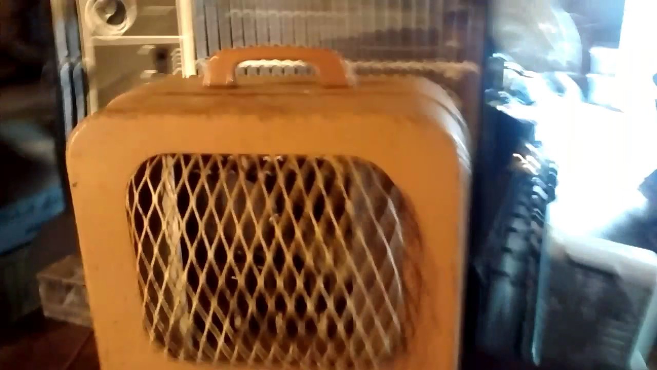 Vintage 50's Superior Electric heater - YouTube