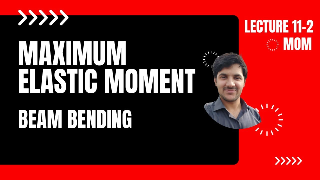 Maximum Elastic Moment | Beam Bending | Problem 1 | Mechanics of ...