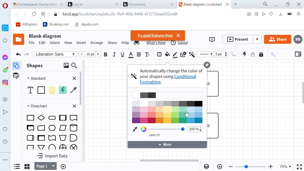 Cara membuat Data Flow Diagram pada Lucid.App - YouTube