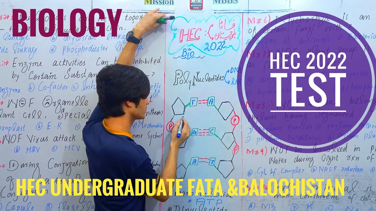 HEC Undergraduate Past paper 2022 | HEC Biology 2022 | HEC ...