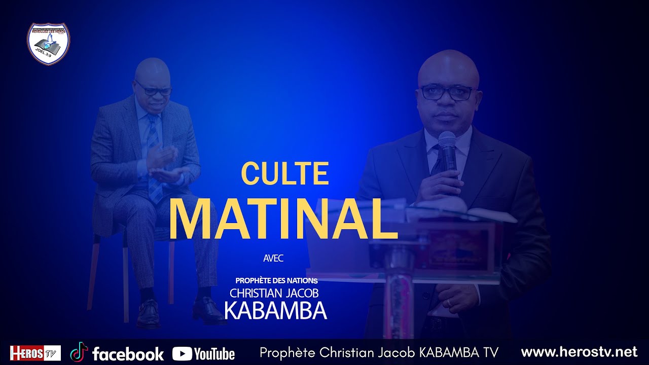 LA MAISON DE DIEU : CULTE MATINAL DU 27/01/2025 AVEC LE PROPHETE ...