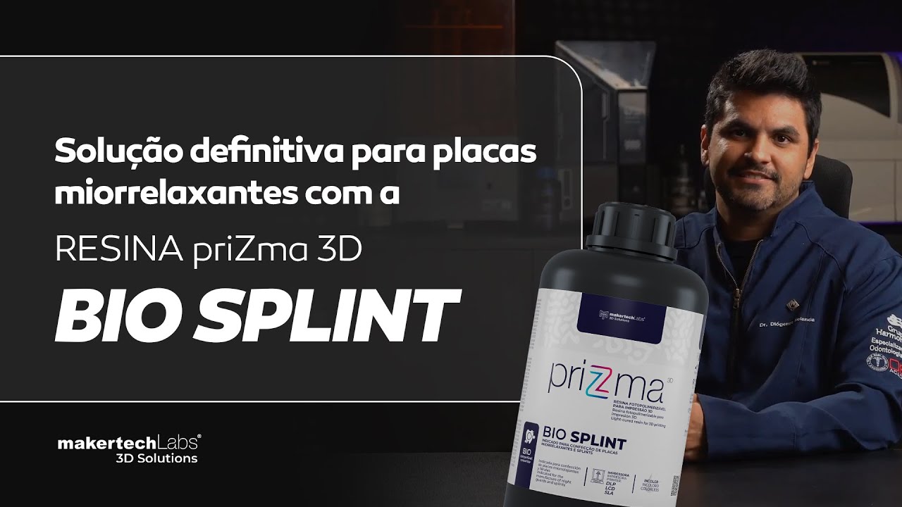 Resina priZma 3D Bio Splint - Placas Miorrelaxantes - YouTube