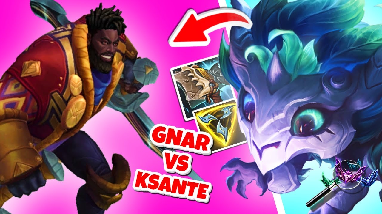 GNAR VS KSANTE!!! WHO IS THE BEST TEAM FIGHTER?!? Season 13 Gnar Ranked ...