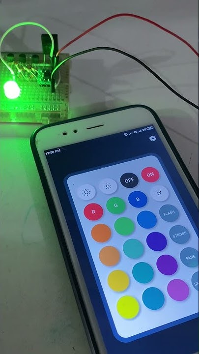 RGB LED Controller Using PIC12F675/PIC12F683 | 16 Colour Moon Lamp Circuit - YouTube