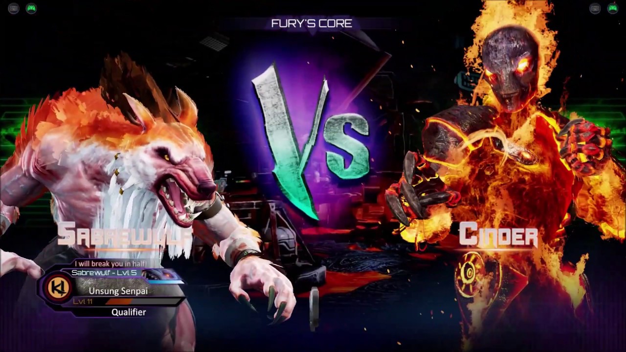 RETURN TO: Killer Instinct - Jordan (SABREWULF) Vs CJ (CINDER) - YouTube