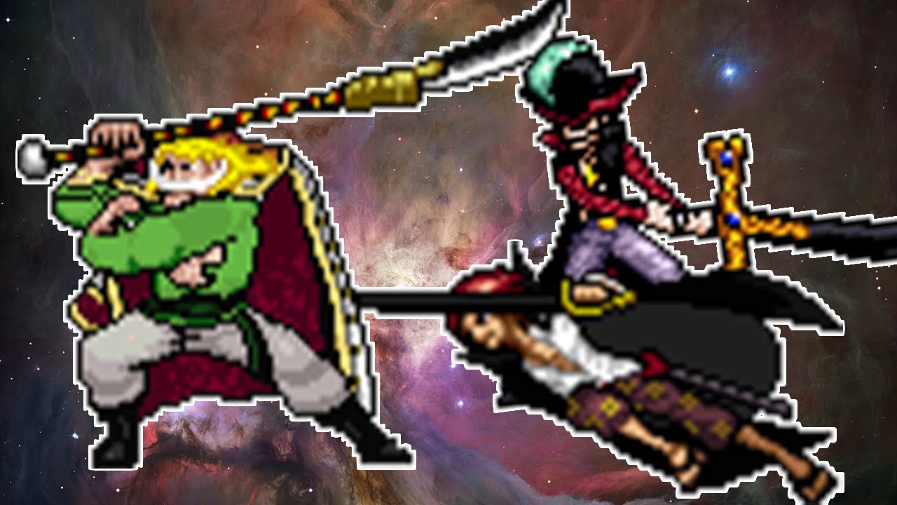 Request | Shirohige (Prime) OP VS Shanks OP & Mihawk OP | MUGEN 1.1 ...