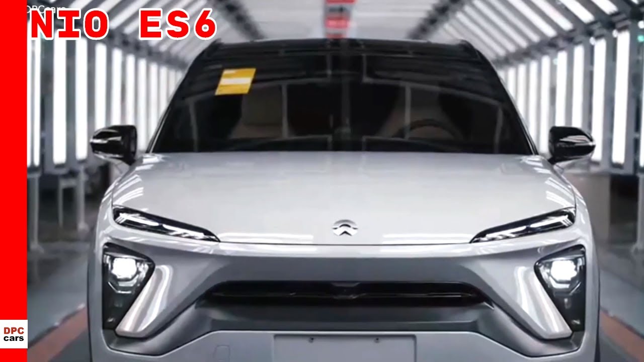 NIO ES6 Electric Vehicle From China Production Factory - YouTube