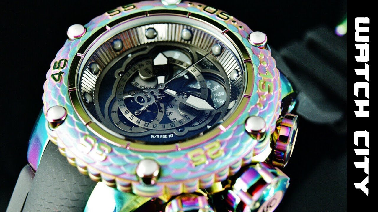 Invicta 52mm Subaqua VI Swiss Master Calendar 5040F Gunmetal MOP Dial ...