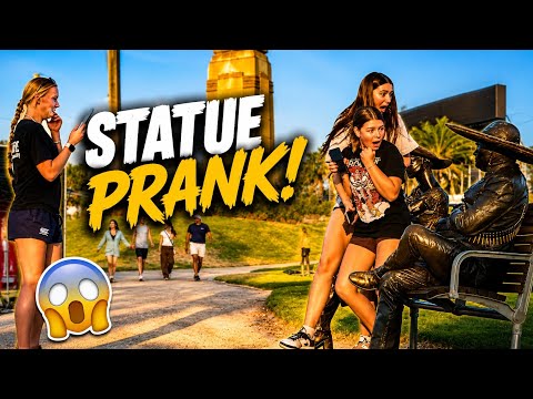 Statue Prank Gone Wrong 😱 Young Girls Panic And Shock 😱