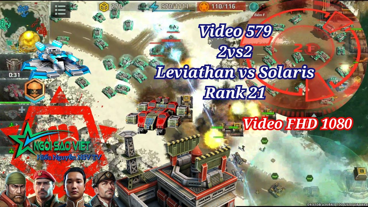 Art of war 3 2vs2 (579) Rank 21 Đối đầu Solaris vs Leviathan - YouTube