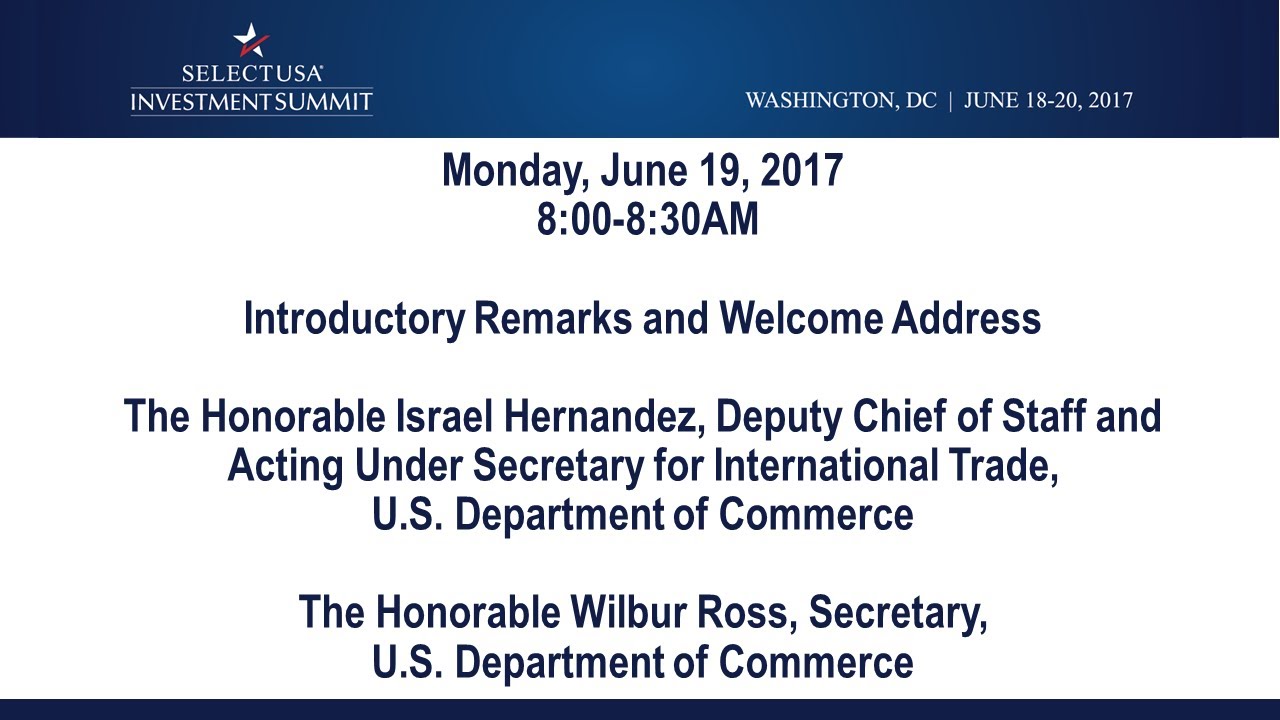 D101 Introductory Remarks / Welcome Address - YouTube