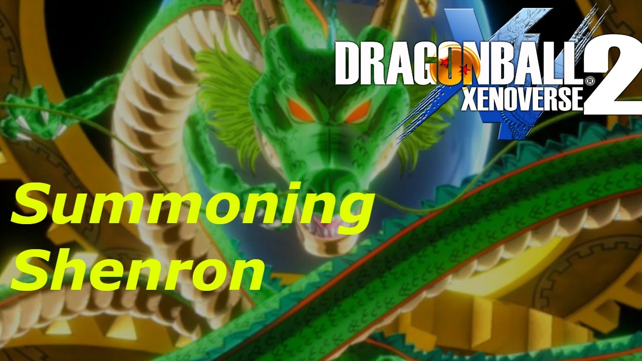 Dragon Ball Xenoverse 2 Summoning Shenron - YouTube