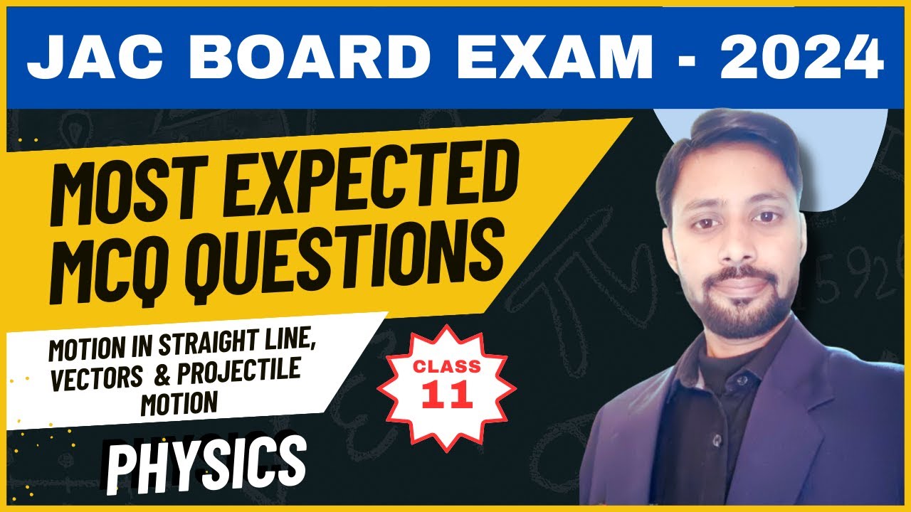 Objective Physics || Motion & Vectors || Class -11 || JAC Board || by ...