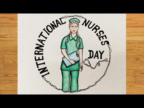 International Nurses Day drawing||International Nurses day poster ...