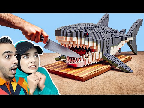 LEGO KÖPEKBALIĞI YİYEN ADAM! 😱🦈