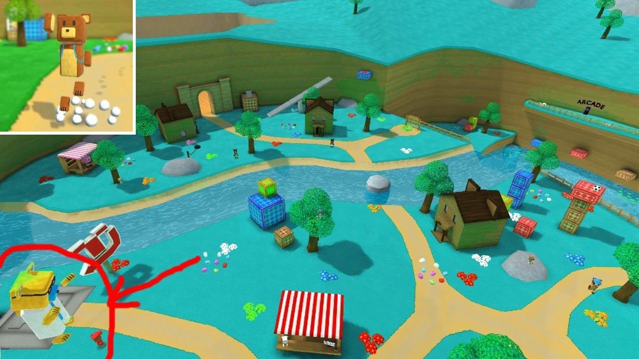 Blue Town in Super Bear Adventure? Funny Moments And Gameplay ...