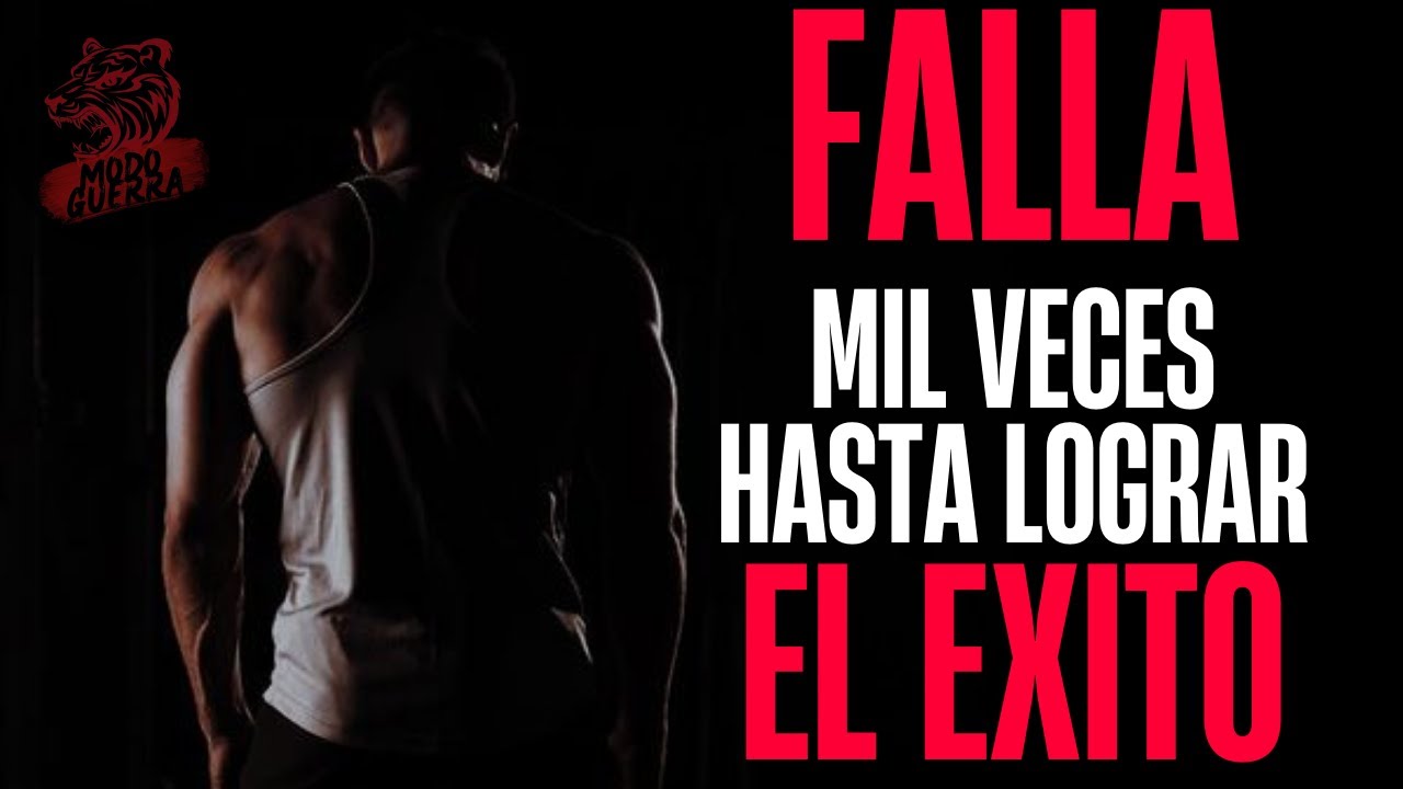 VAS A FALLAR - Falla una y otra vez HASTA QUE LO HAGAS BIEN #Temach # ...