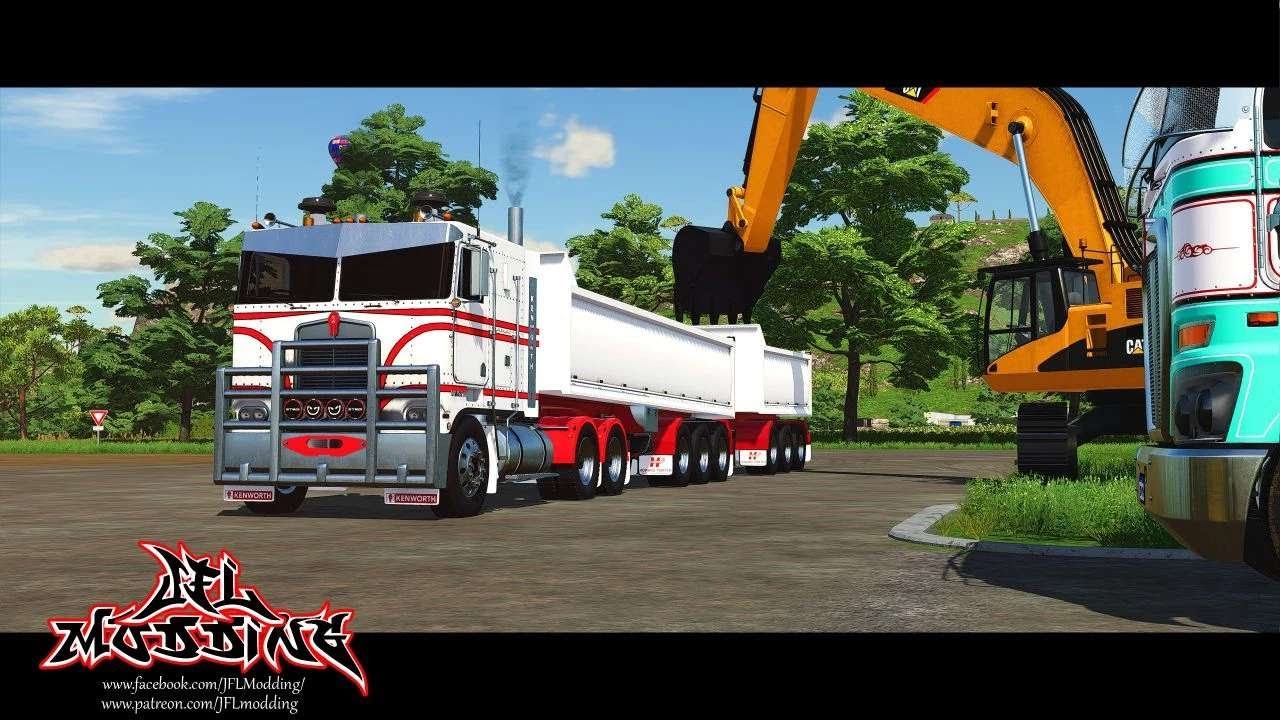 FS22 - JFL Modding - Kenworth K100 Pack - LIVE! - YouTube